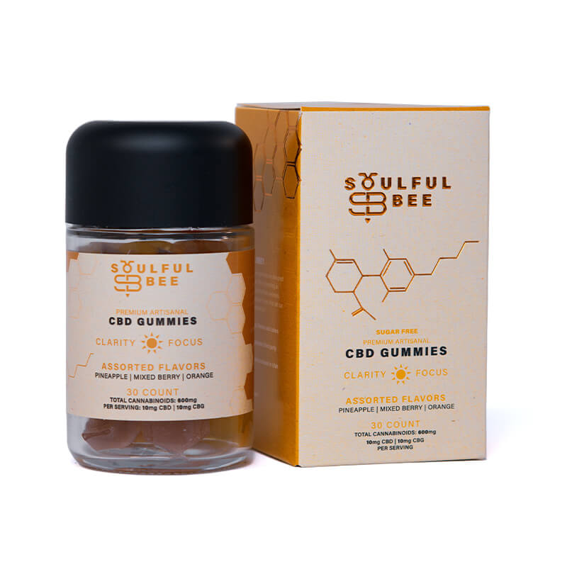 Soulful Bee | Daytime CBD Gummies for Clarity & Focus